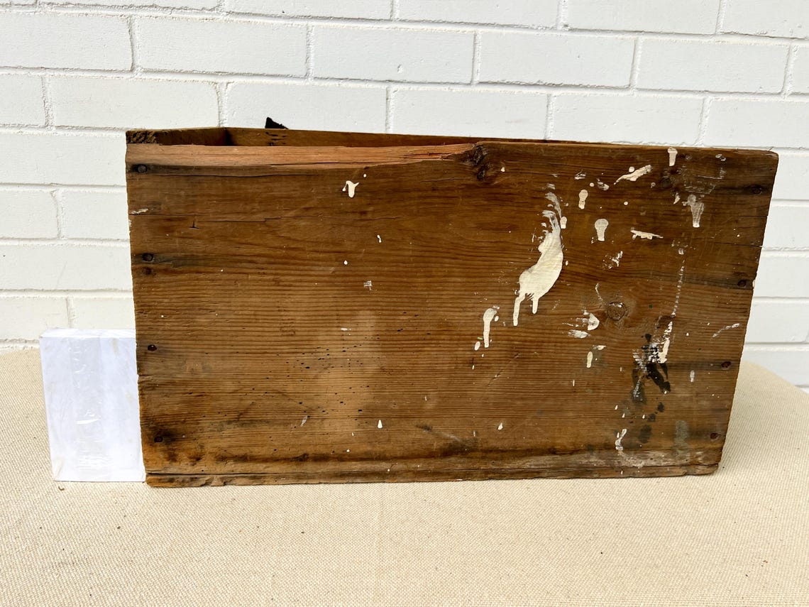 20x13" Antique Victor Talking Machine Co Wood Crate Vintage Wooden ...