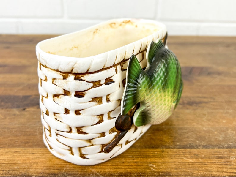 Vintage Bass Fish Indoor Planter Nautical Wall Art Fish Tank - Etsy