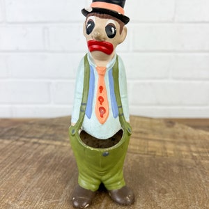 Vintage Sad Clown Planter Clown Figurine Clown Cactus Planter Ceramic ...
