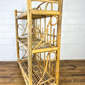 Vintage Brown Wicker Wall Shelf or Tabletop Shelf Authentic Vintage ...