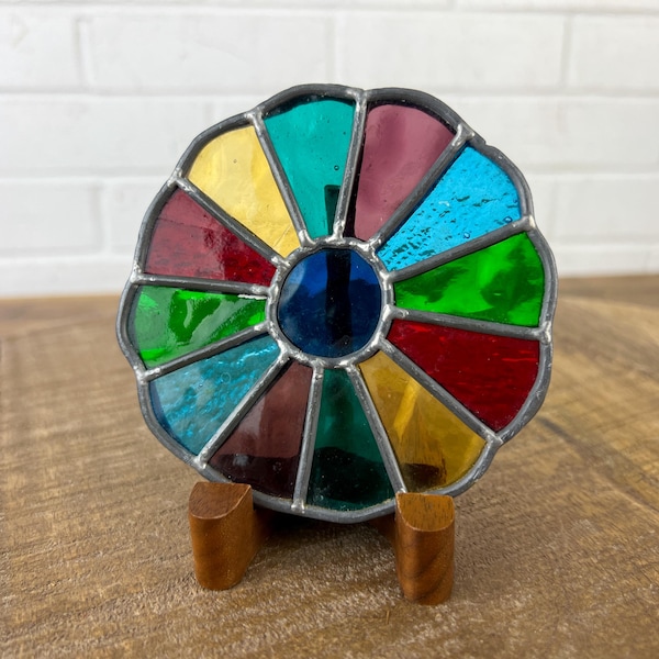 Rainbow Stain Glass - Etsy