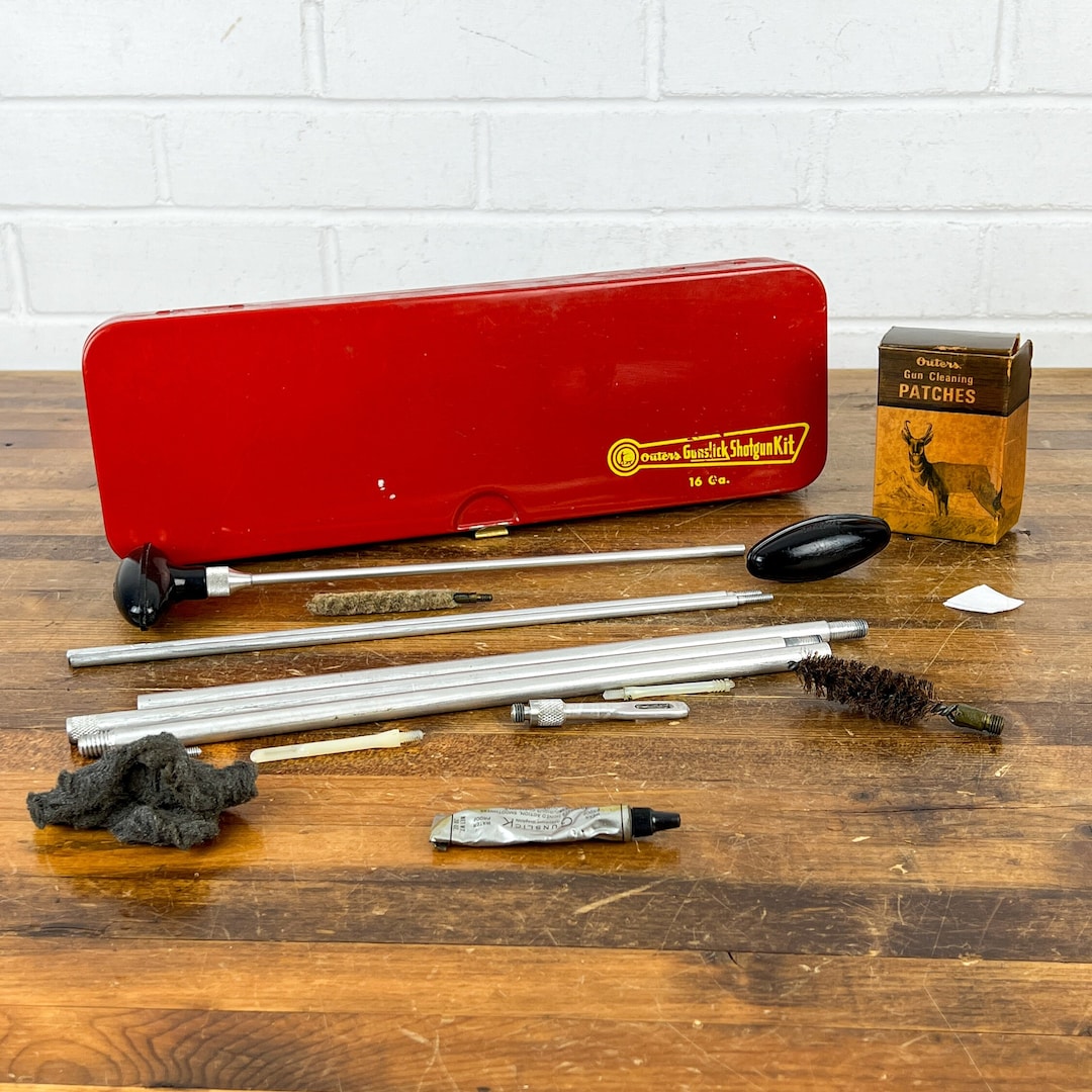 Vintage Outers Rifle Cleaning Kit for Rifle Long Gun Cleaning Kit With ...