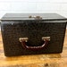 Distressed Vintage Brown Train Case Wooden Body With Faux Skin Exterior ...