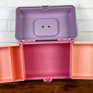 Vintage Pink and Purple Caboodle Model 2602 With 2 Expandable Trays ...