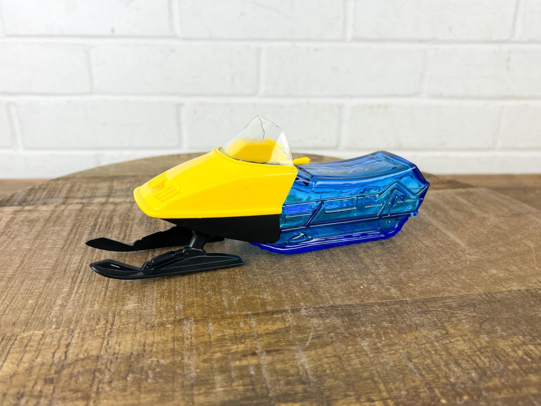 Vintage Avon Snowmobile Figurine Glass Aftershave Bottle Cologne ...