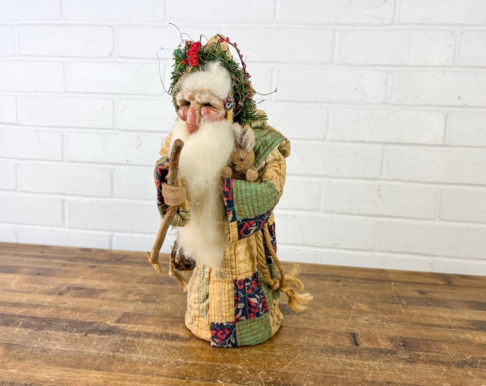 13" Vintage Handmade Santa Claus Statue Figurine by Mary Manis Mary's ...