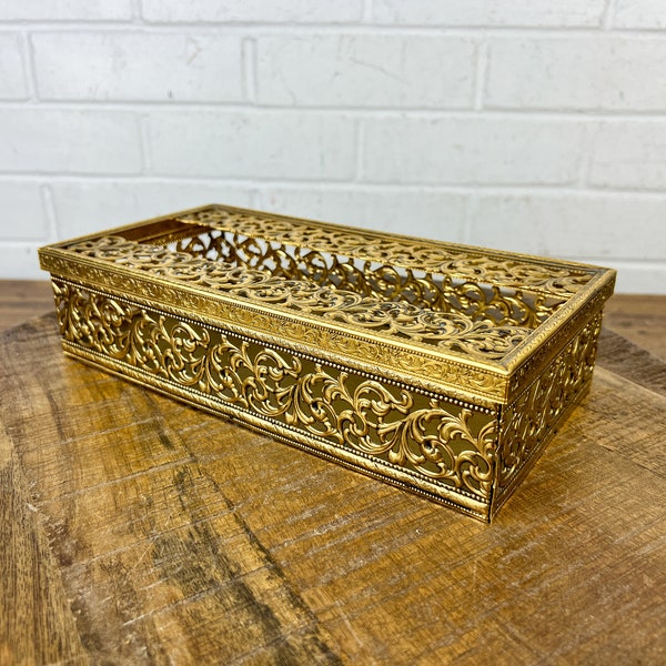 Filigree Tissue Box - Etsy