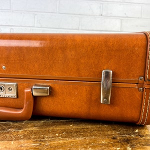 Vintage Royal Traveller Brown Briefcase Classic Mid Century Suitcase ...