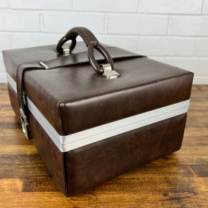 Vintage 8 Track Holder Case Holds 24 Tapes Faux Leather Brown - Etsy