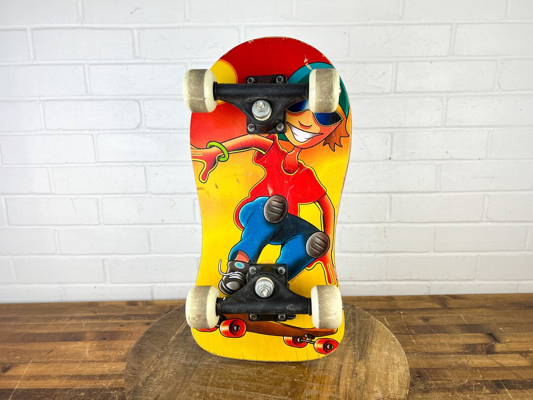 18" Vintage Scott Browne Wooden Skateboard Shortboard Short Board Old ...