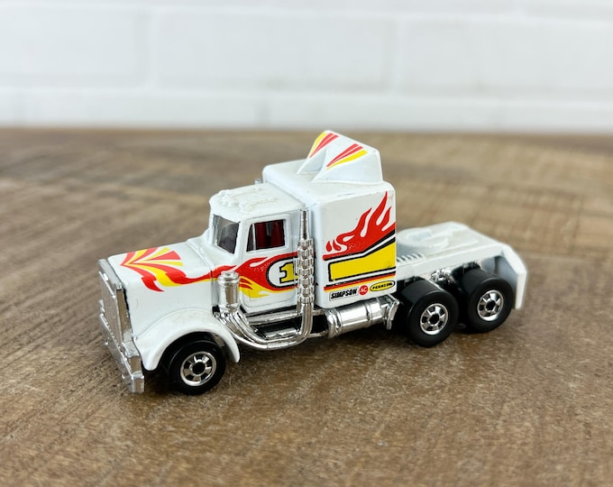 1982 Vintage Hot Wheels Semi Truck Long Shot Miniature Diecast 1980s ...