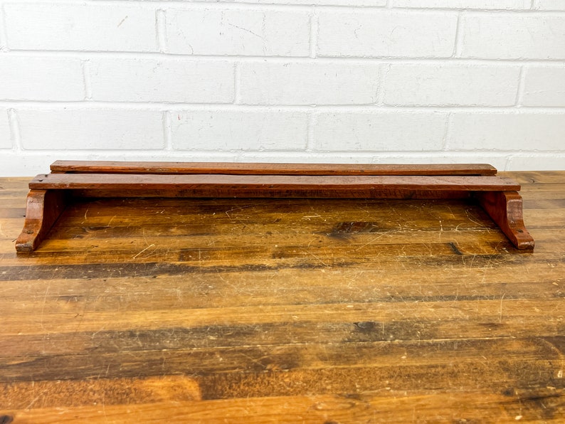 22 Wide Vintage Wooden Church Pew Book Holder Authentic - Etsy