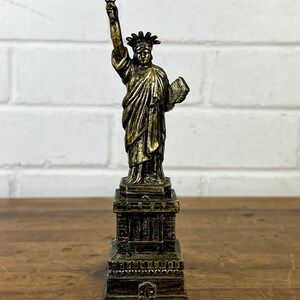 7" Vintage Plastic Statue of Liberty Figurine Made in Hong Kong ...