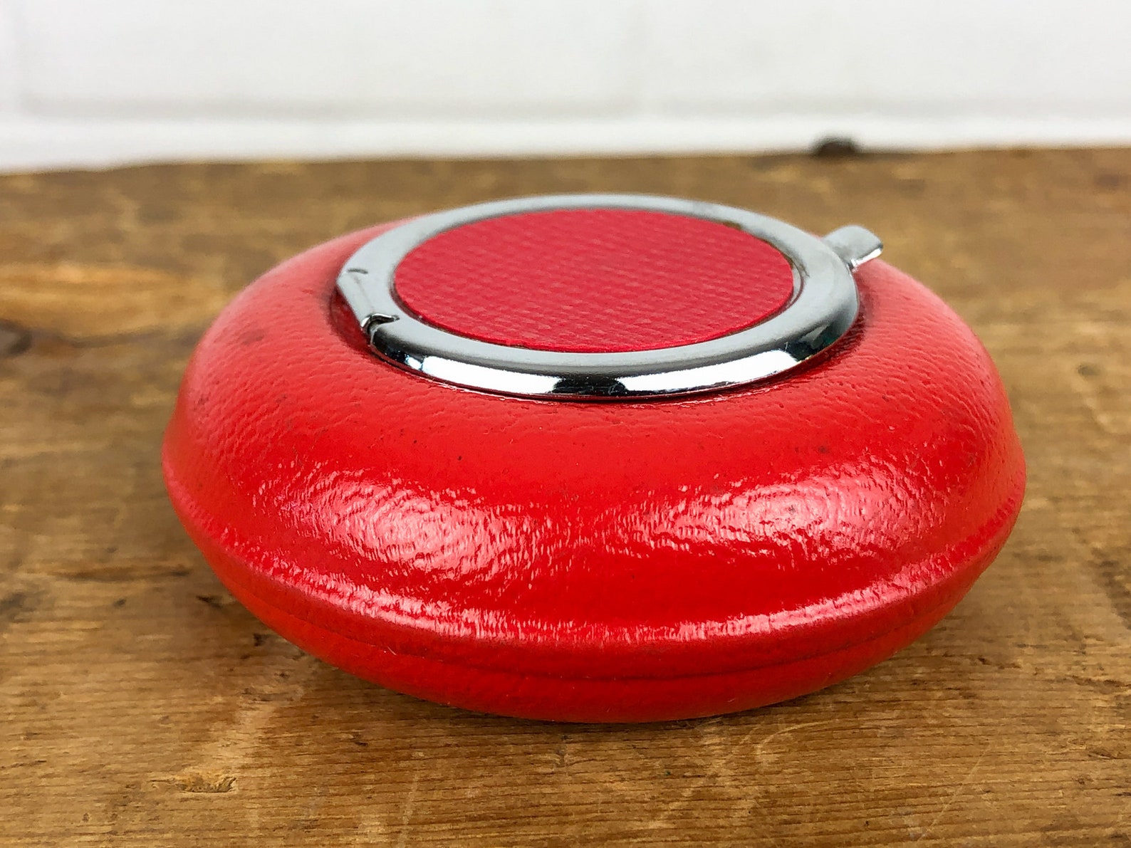 Vintage Red Metal Pocket Ashtray Portable Ashtray 60s 70s | Etsy
