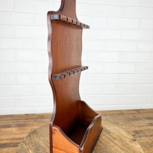 Vintage Wood Souvenir Spoon Rack for Collectible Spoons Holds 12 Small ...