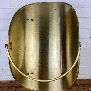 Vintage Gold Metal Fireplace Log Holder With Claw Feet Gold Indoor ...