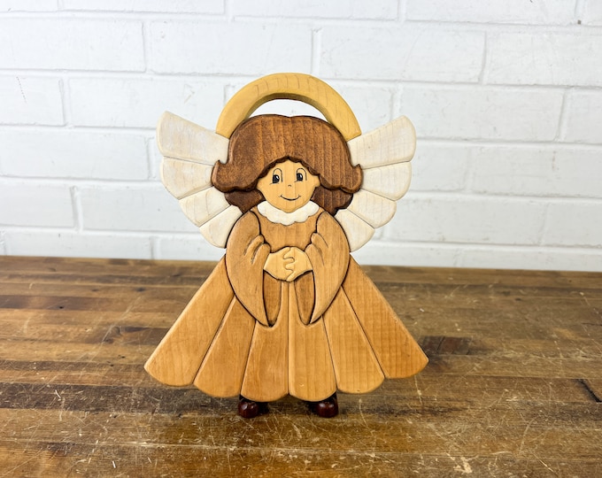 Intarsia Angel - Etsy