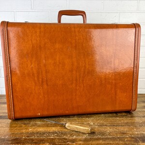 Vintage Royal Traveller Brown Briefcase Classic Mid Century Suitcase ...