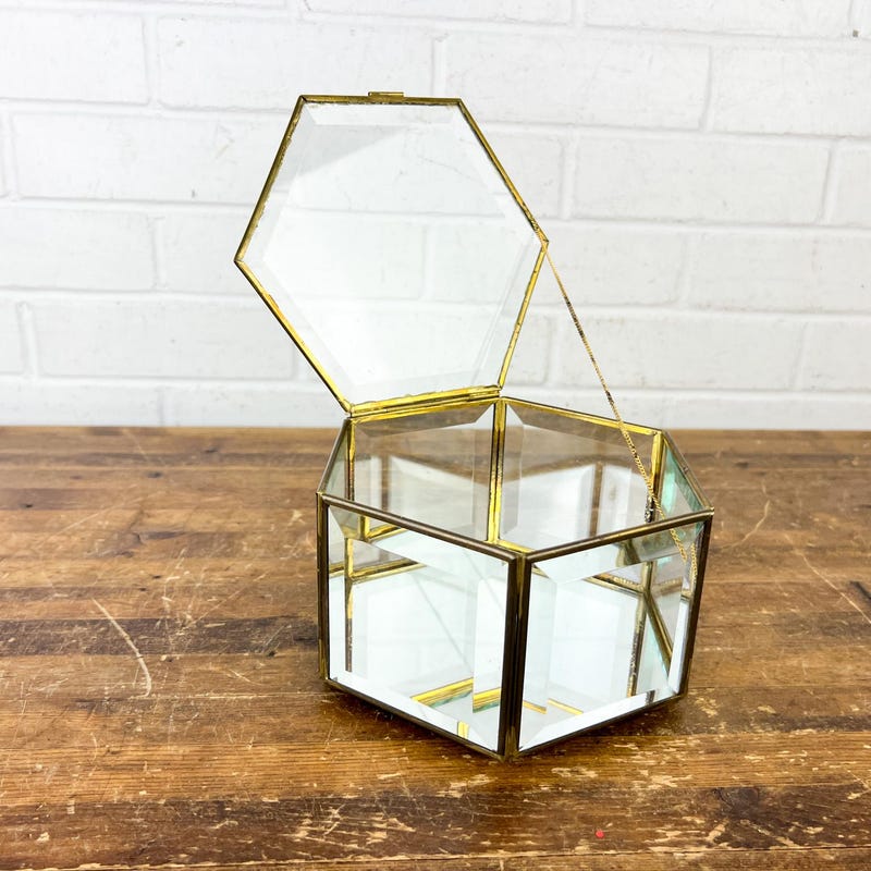 Glass Trinket Boxes - Etsy