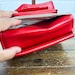 Vintage Red Vinyl Checkbook Wallet Checkbook Cover for Women - Etsy