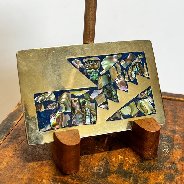 Abalone Belt Buckle - Etsy