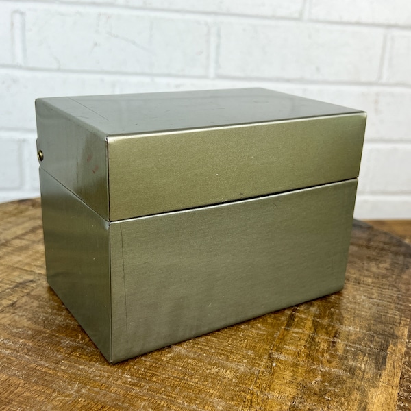 Metal 4x6 Recipe Box - Etsy