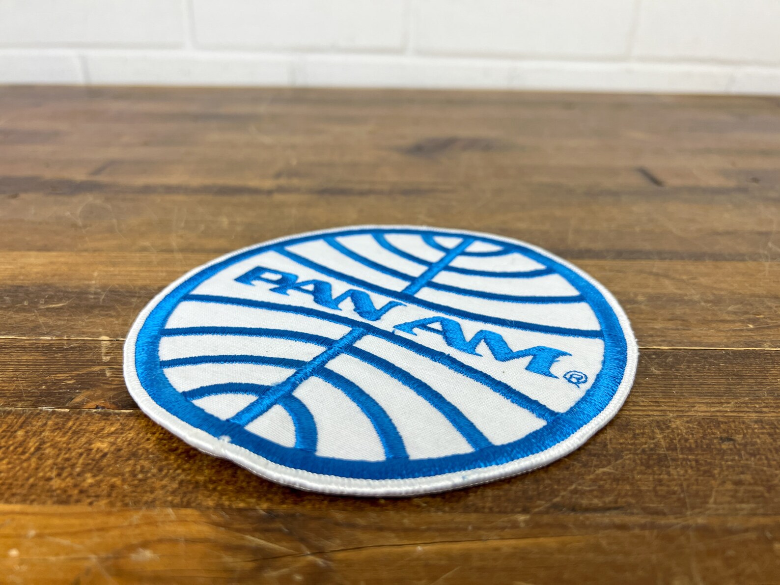 6 Vintage Pan Am Patch Large Old Pan Am Circle Logo - Etsy