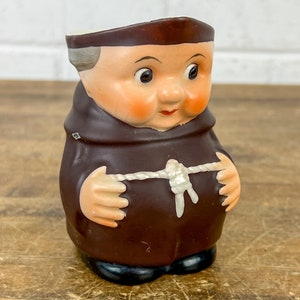 Small Vintage Goebel Friar Tuck Monk Creamer Pitcher Shaped Like a Monk ...