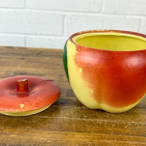 Vintage 1940s Apple Jar Canister: Taylor, Smith, and Taylor Ceramic ...