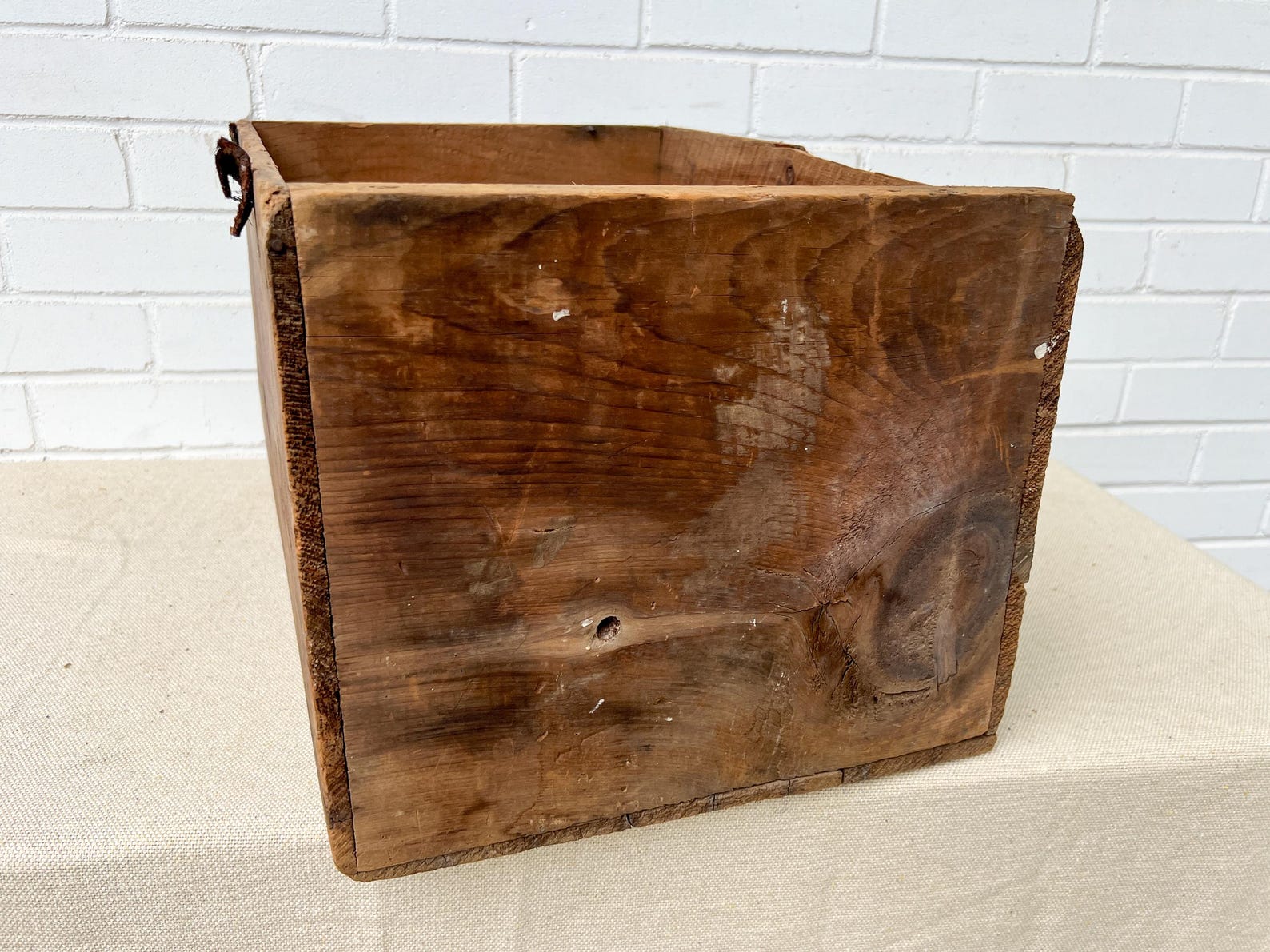 20x13" Antique Victor Talking Machine Co Wood Crate Vintage Wooden ...