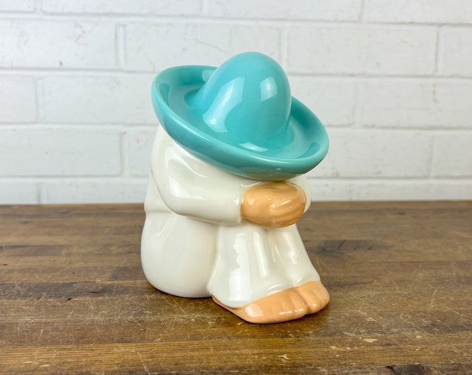 Vintage Pepe's Siesta Mexican Figurine Sleeping Pedro Taking a Nap ...