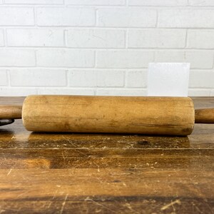 Vintage Wooden Rolling Pin Rustic Distressed Brown Wood Rolling Pin - Etsy