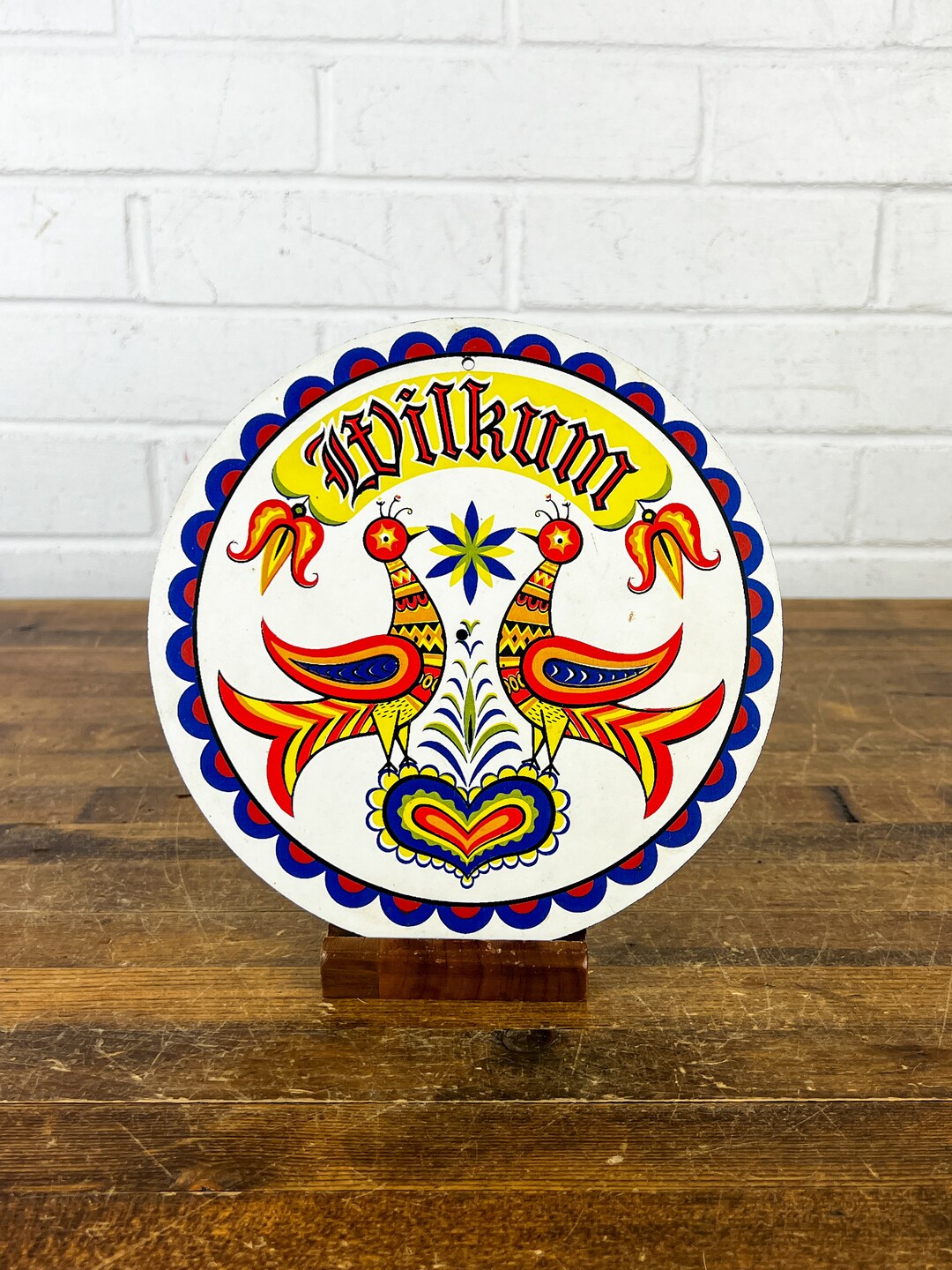 7 Vintage Pennsylvania Dutch Wilkum Welcome Hex Sign Hex - Etsy