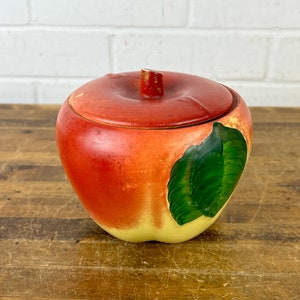Vintage 1940s Apple Jar Canister: Taylor, Smith, and Taylor Ceramic ...