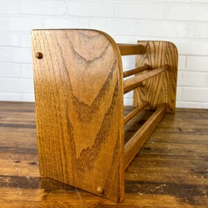 Vintage Two Levels Wood CD Holder Compact Disc Holder CD Rack Wooden CD ...