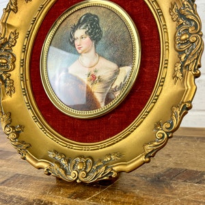 Vintage Baroness Von Krudener by Joseph Steiler Framed Print Victorian ...