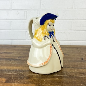 Vintage Little Bo Peep Pitcher Shawnee Jug With Handle Ceramic Mother ...