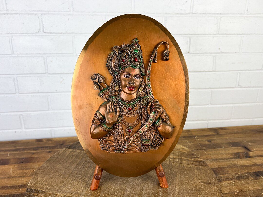 Vintage Lord Rama Wall Decor Hinduism Idol Hindu Figure for Display - Etsy