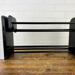 Vintage Two Levels Wood CD Holder Compact Disc Holder CD Rack Wooden CD ...