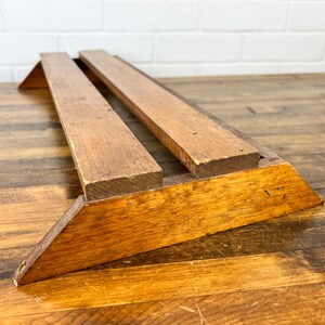 21 Wide Vintage Wooden Church Pew Book Holder Authentic - Etsy