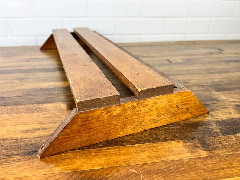 21 Wide Vintage Wooden Church Pew Book Holder Authentic - Etsy