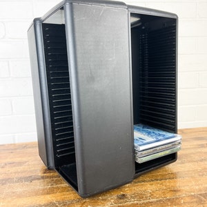 Vintage Laser Line Compact Disc Holder Made of Plastic Holds 100 Cds ...