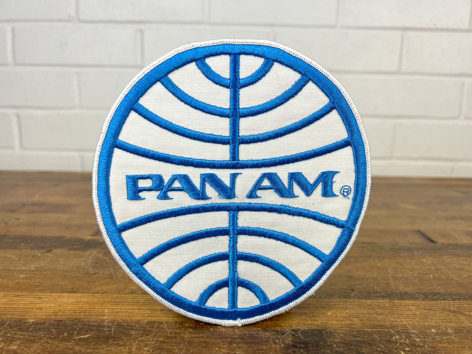 6 Vintage Pan Am Patch Large Old Pan Am Circle Logo - Etsy