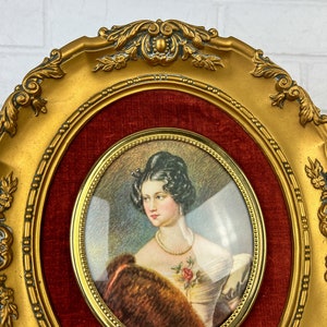 Vintage Baroness Von Krudener by Joseph Steiler Framed Print Victorian ...