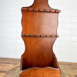 Vintage Wood Souvenir Spoon Rack for Collectible Spoons Holds 12 Small ...