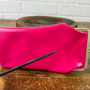 Vintage Pink Cigarette Case With Kiss Lock Clasp Simple Pink Pouch - Etsy