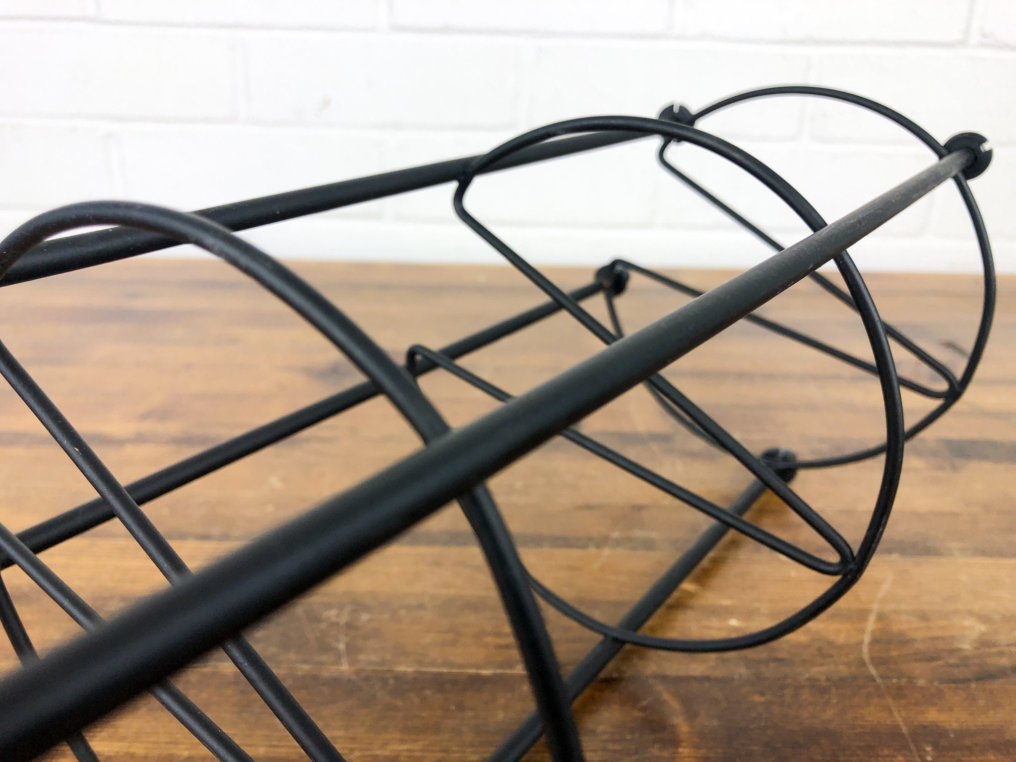 Standing Vintage Wood and Metal Compact Disc Holder Storage | Etsy