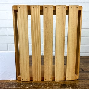 Vintage Napa Valley Wood Storage Display Container or CD Holder Storage ...