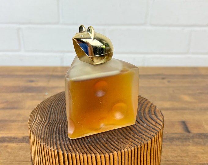 Vintage Avon Mouse on Cheese Figurine Glass Cologne Bottle Birds of ...