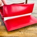 Vintage Red Vinyl Checkbook Wallet Checkbook Cover for Women - Etsy